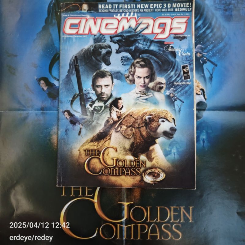 Jual Majalah Cinemags dan Movie Monthly Cover The Golden Compass ...