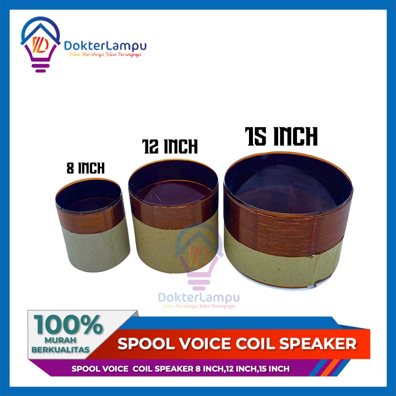 Jual Spul sepul spool voice coil speaker 8 inch 12 INCH 15 INCH ACR PRO ...