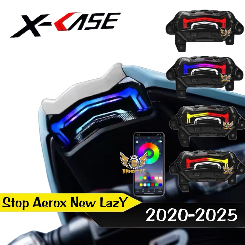 Jual Lampu Stop Aerox New 2020-2024 Rgb 256 Mode Stoplamp Aerox New Nvx Rgb Plus Sein Xcase ...