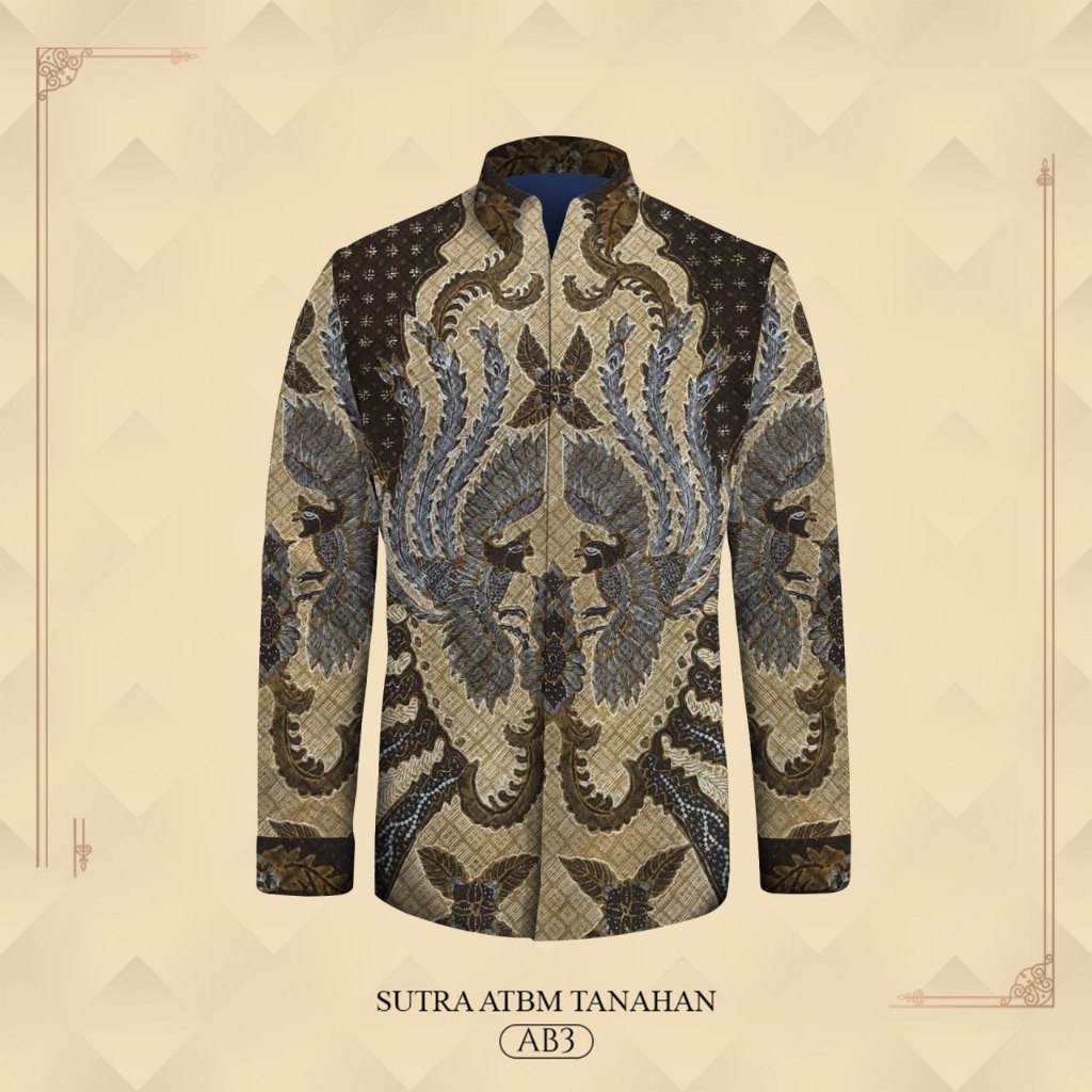 Jual Kemeja batik lengan panjang pria exclusive tanahan bahan atbm ...