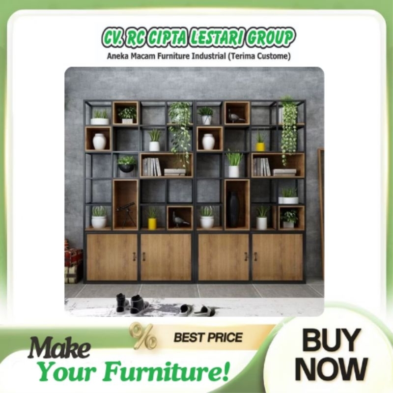 Jual Rak Partisi Jumbo Kotak MinimalisITerima CustomeIPenyekat Ruangan ...