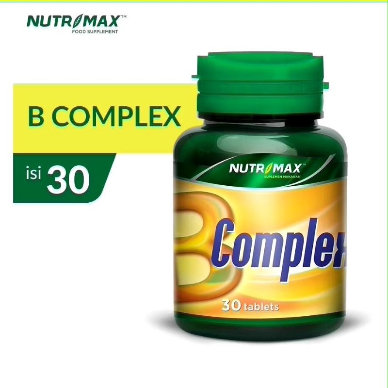 Jual NUTRIMAX VITAMIN B COMPLEX Untuk Nutrisi Otak Saraf, Pencernaan ...