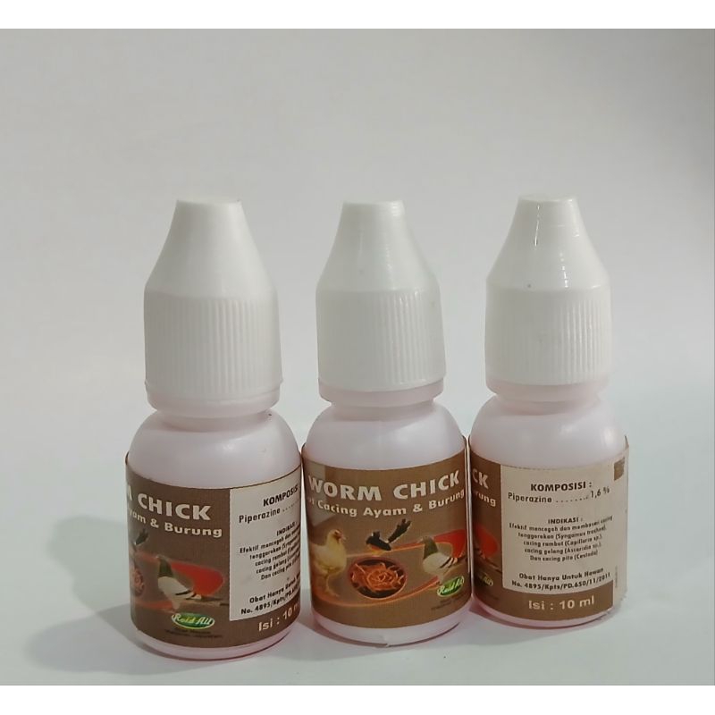 Jual WORM CHICK Obat cacing tetes obat cacing ayam obat cacing burung ...