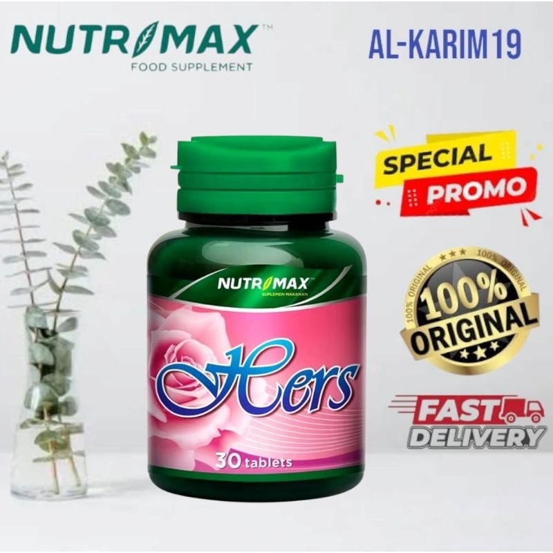 Jual Nutrimax Hers - Isi 30 Tablet - Melancarkan Datang Bulan | Shopee ...