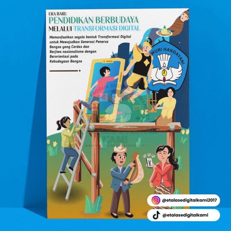 Jual POSTER TEMA KEBUDAYAAN DESAIN POSTER TEMA TRANSFORMASI BUDAYA ...
