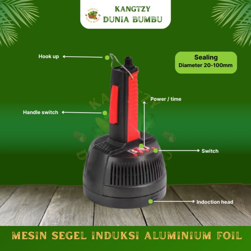 Jual Mesin segel induksi aluminium foil botol plastik mesin segel ukuran diameter 20-100 mm DB2 ...