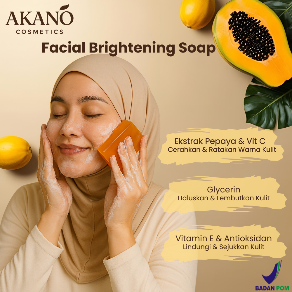 Jual Akano Brightening Soap - Sabun Pepaya | Shopee Indonesia