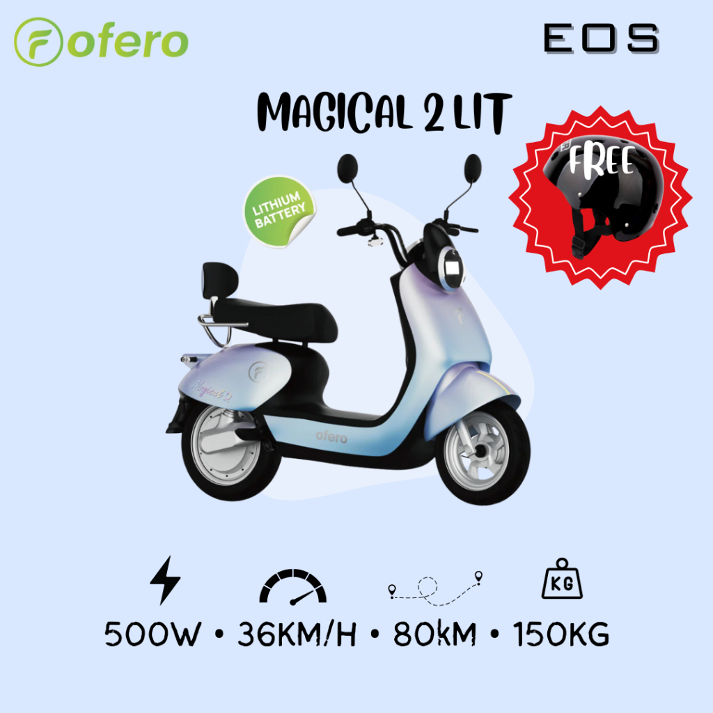 Jual Sepeda Listrik Ofero Magical 2 Lit (Lithium) - Power 500 Watt ...