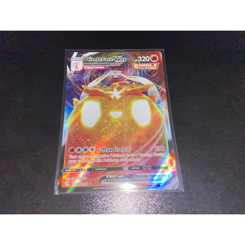 Jual CINDERACE VMAX FUSION STRIKE HIT ENGLISH POKEMON TCG CARD KARTU ...