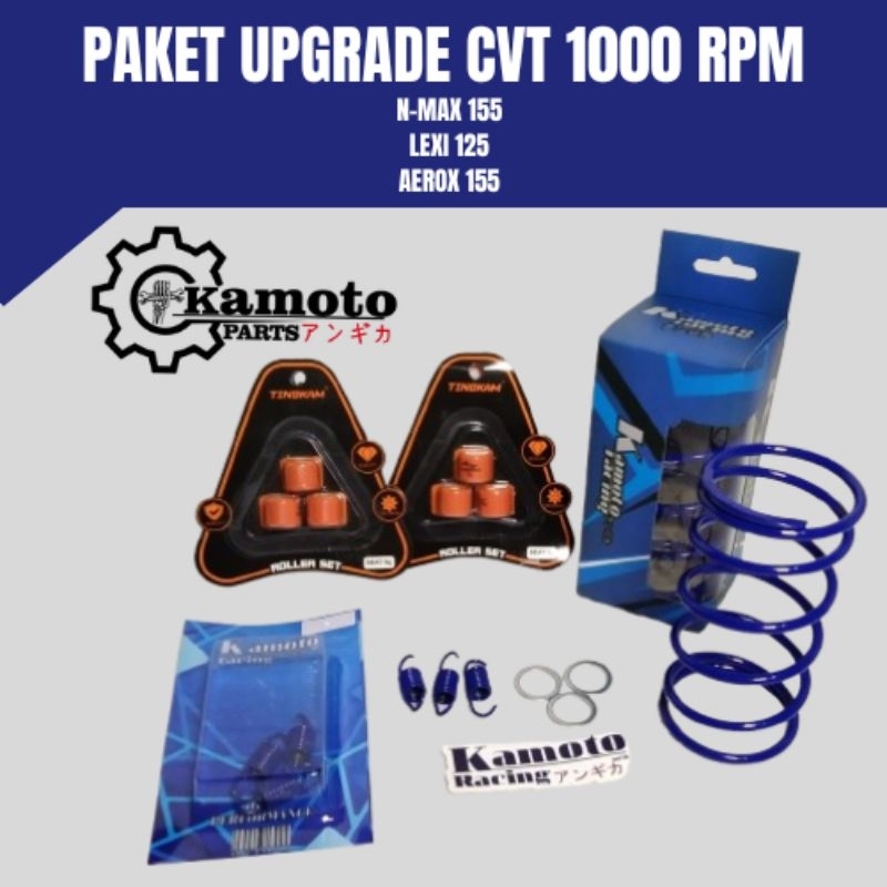 Jual PAKET UPGRADE CVT 1000 RPM N-MAX 155 LEXI 125 AEROX 155 | Shopee ...
