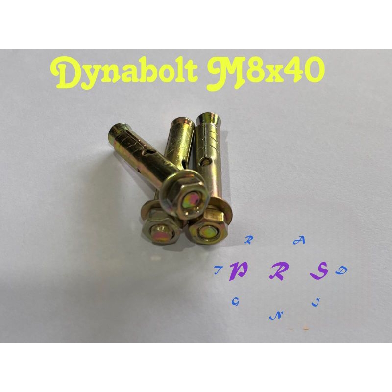 Jual Dynabolt kuning M8x40/dynabolt 8/dynabolt m8x40/expansion bolt ...