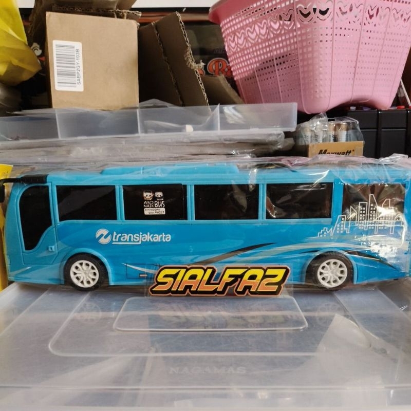 Jual Miniatur Bus RKC Polisi Warna Biru | Shopee Indonesia
