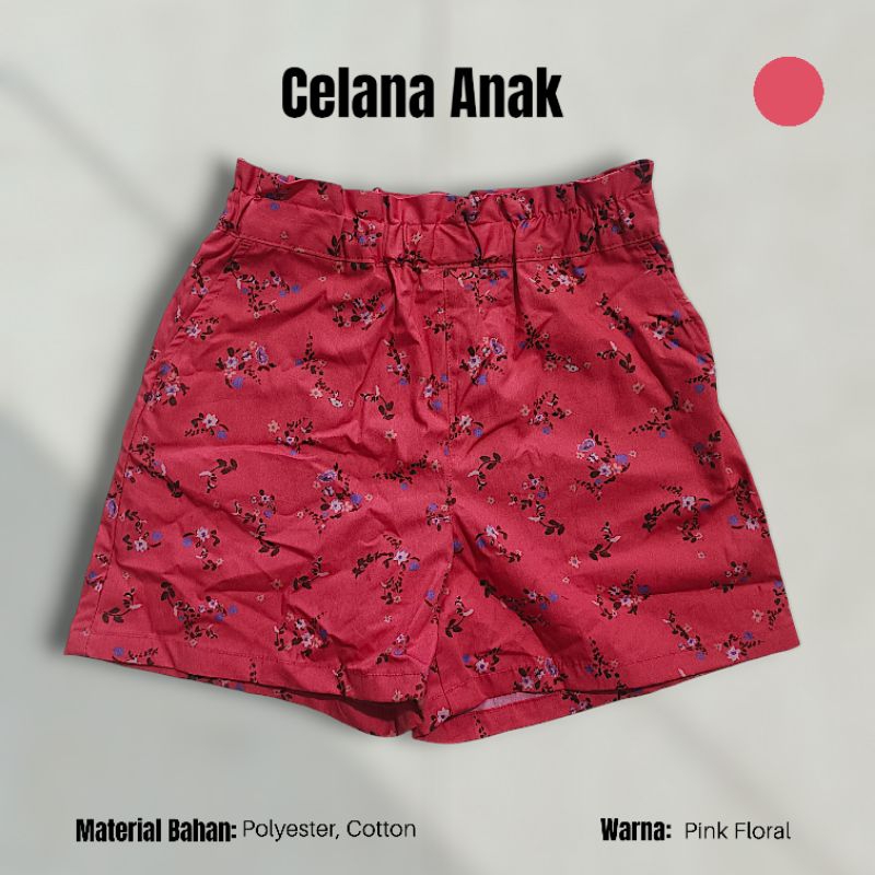 Jual Celana Anak Pink Floral Uni*lo (LT1) | Shopee Indonesia