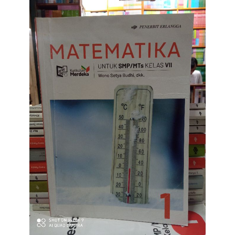 Jual Buku matematika untuk SMP kelas 7 kurikulum merdeka original | Shopee Indonesia