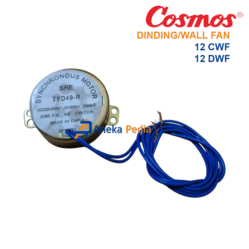 Jual DINAMO COSMOS 12 CWF DWF DINDING Mesin Motor Kipas Angin Wall Fan ...