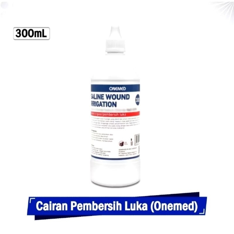 Jual Saline Wound Irrigation / Larutan irigasi luka 300 ml Onemed | Shopee Indonesia