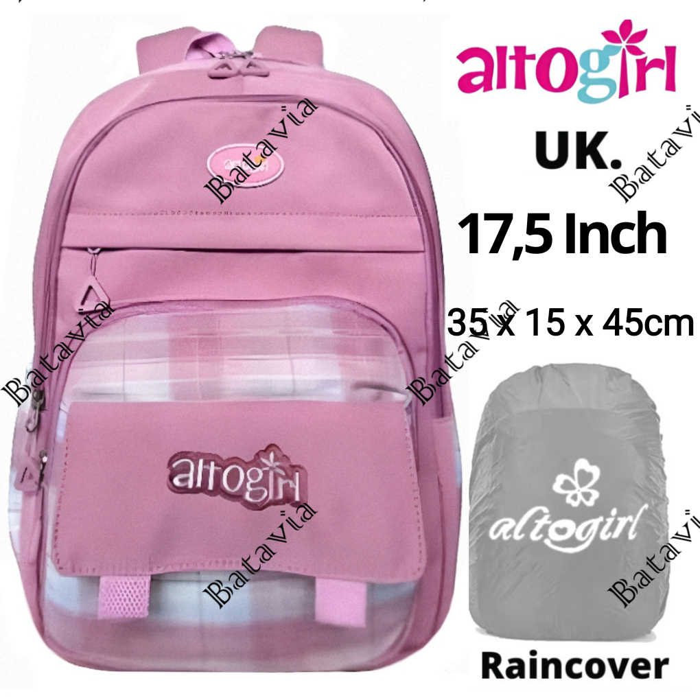 Jual Tas Ransel Sekolah Anak Perempuan / Remaja Altogirl Tas Ransel Backpack Sekolah Alto Girl ...