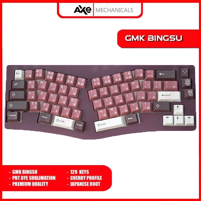 Jual AXE MECHANICALS - Cherry- Gmk Bingsu - Pbt - Dye Sub | Shopee Indonesia