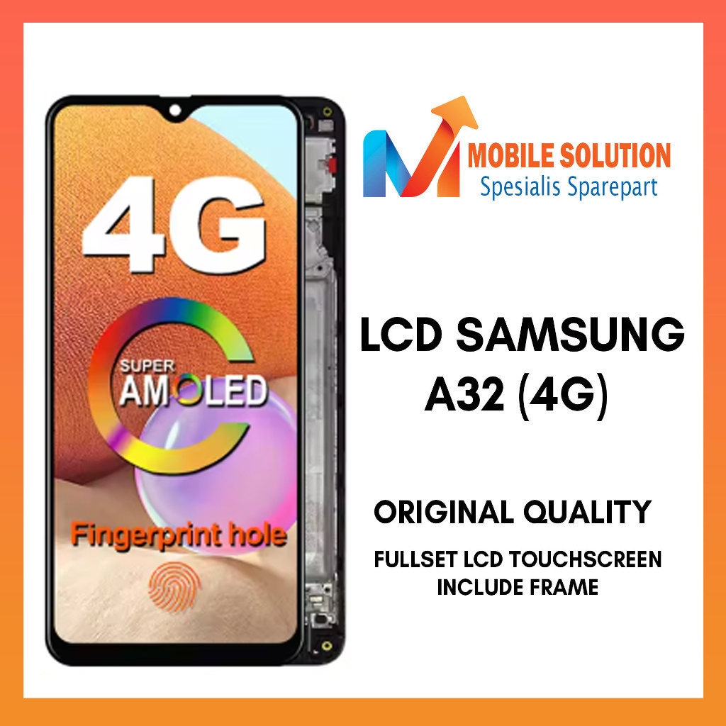 Jual Grosir LCD SAMSUNG A32 4G / A325 / A325F Fingerprint ORIGINAL 100% ...