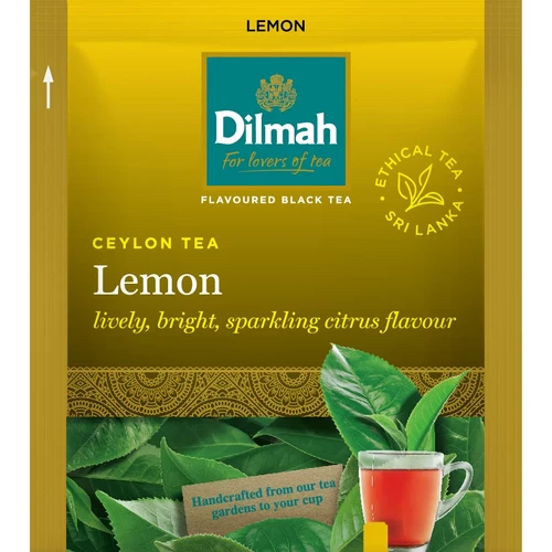 Jual Dilmah Lemon Flavored Ceylon Black Tea Teh Celup Buah Lemon per ...