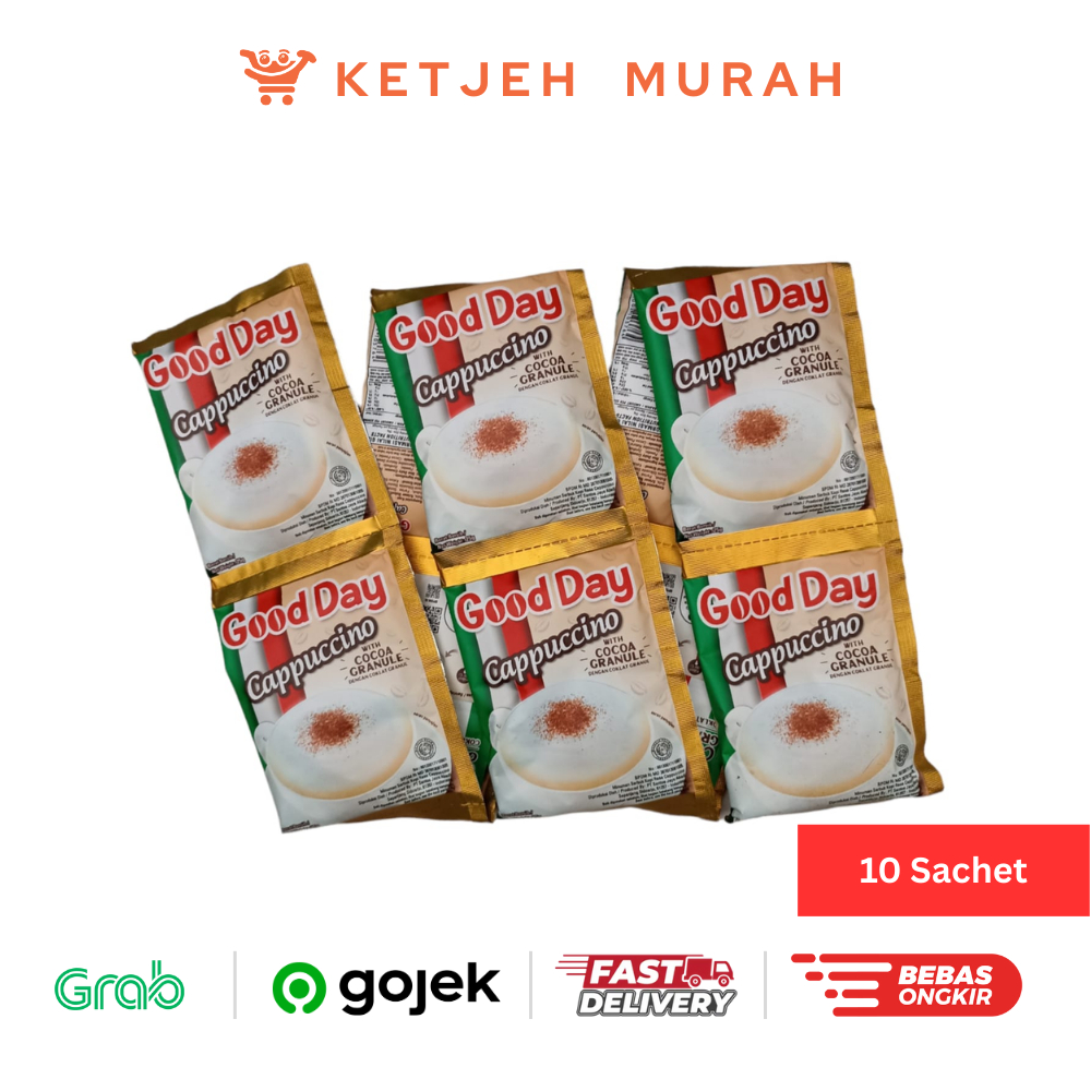 Jual Good Day Cappuccino Kopi Bubuk Instan 25 Gram 1 Renteng isi 10 ...