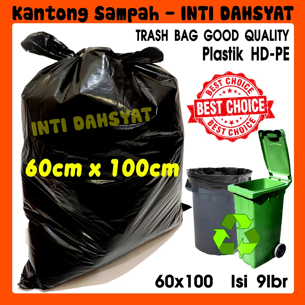 Jual Kantong Plastik Sampah Hitam | Plastik Sampah | Trash Bag ...