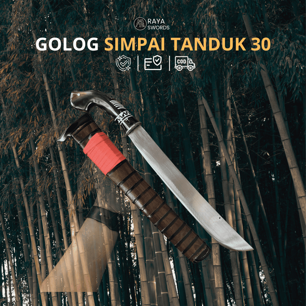 Jual Rayaswords | Gobas Serbaguna Simpai Tanduk 30cm Baja Per Asli ...
