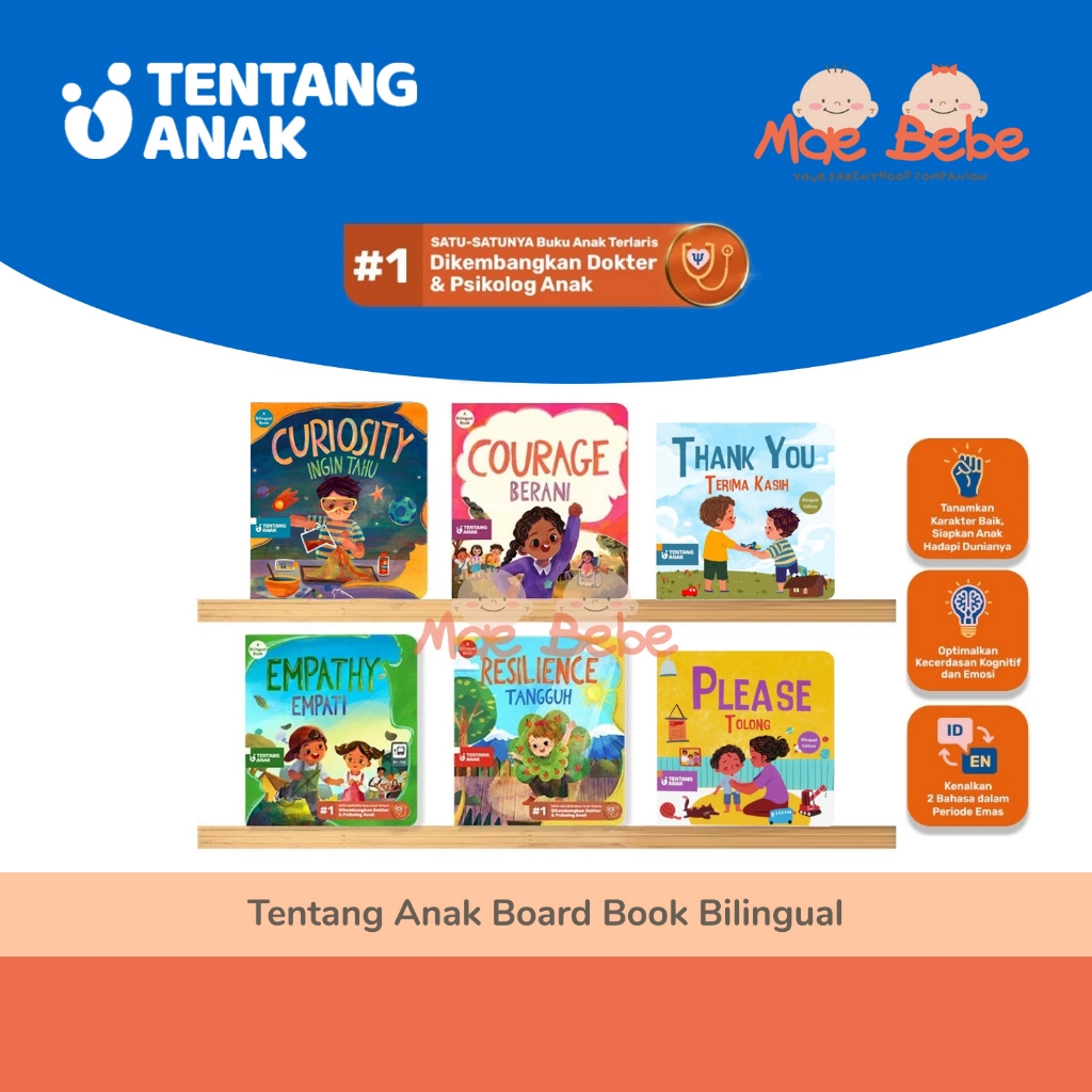Jual Tentang Anak Board Book Bilingual Buku Cerita Edukasi Anak ...