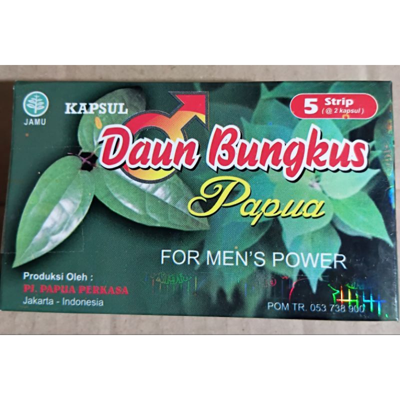 Jual kapsul DAUN BUNGKUS PAPUA isi 5 strip kuat tahan lama | Shopee ...