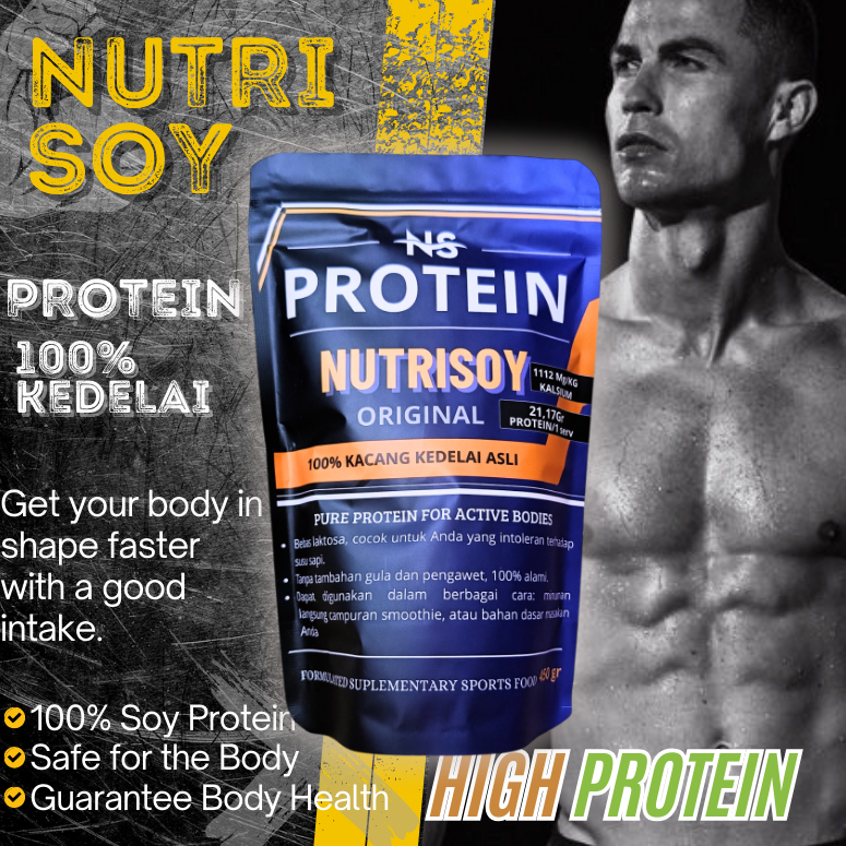 Jual Bubuk Protein Organik Penambah Masa Otot 1 KG - Protein Soy Powder ...