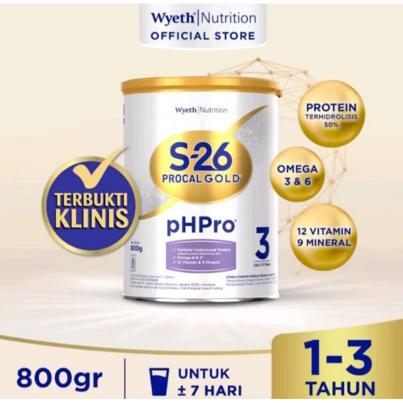 Jual S26 Procal Ph pro tahap 3 800 g exp agustus 2025 | Shopee Indonesia