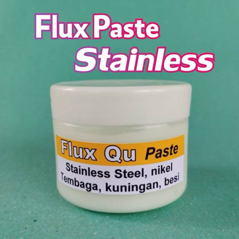 Jual FLUX QU PASTA SOLDER STAINLESS STEEL SOLDERING PASTE NIKEL DLL ...