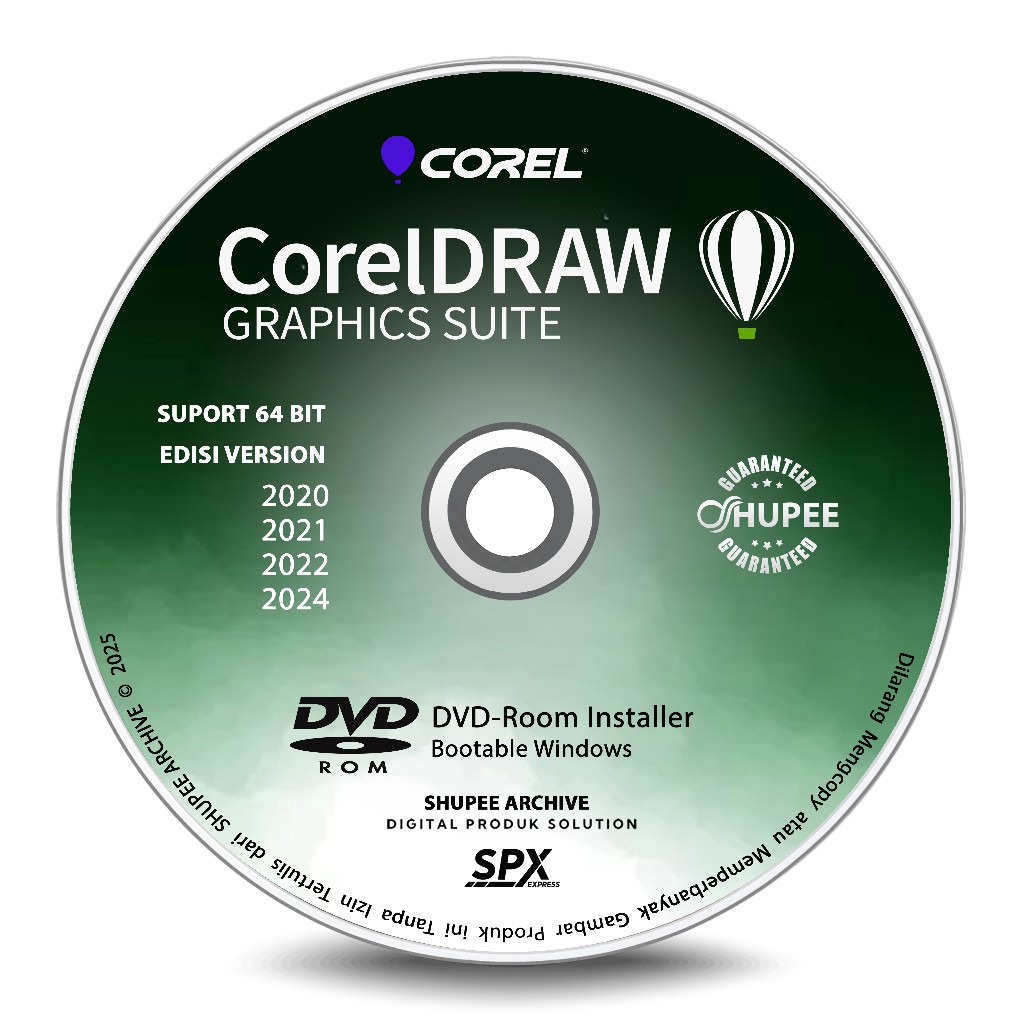 Jual Bisa COD - DVD Installer CorelDraw 2020/2021/2022/2024 ⚡ Permanen ...