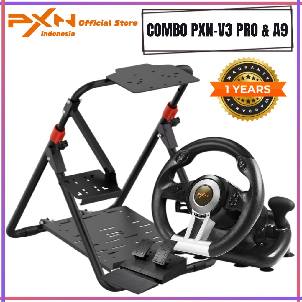Jual Combo PXN V3 PRO and A9 Steering Wheel Stand | Shopee Indonesia