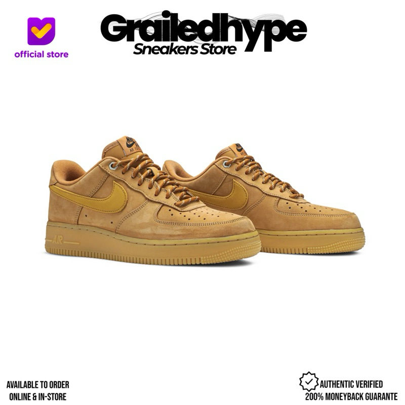 Jual Nike Air Force 1 Low Wheat Flax | CJ9179 200 (100% Original Resmi ...