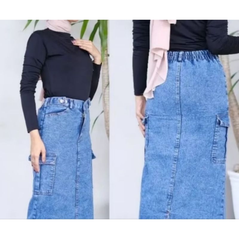 Jual Rok Theana jeans wear premium Theana rok cargo dewasa fyp modis ...