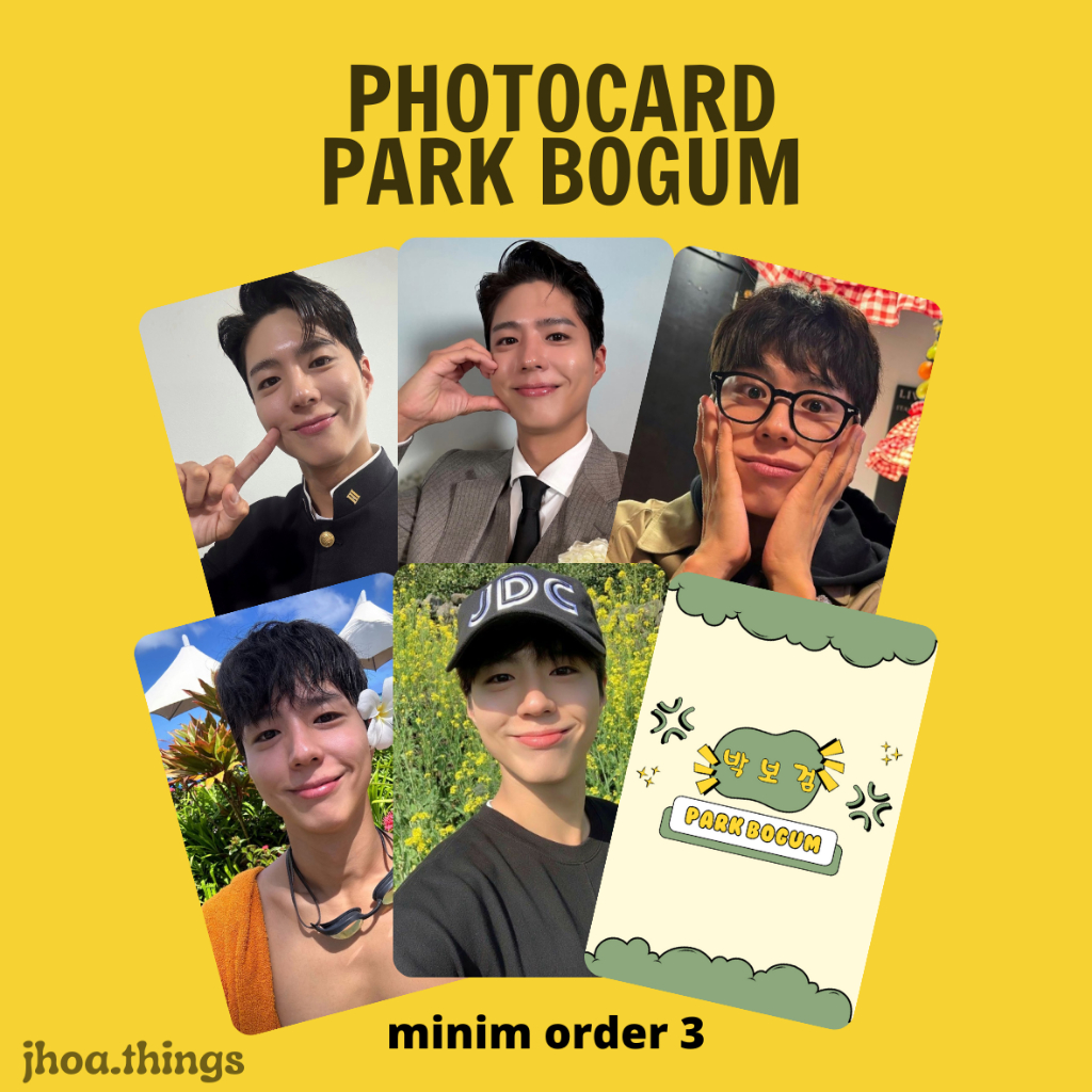 Jual [UNOFFICIAL] PHOTOCARD PARK BO BUM BOGUM ACTOR KOREA YANG GWANSIK ...