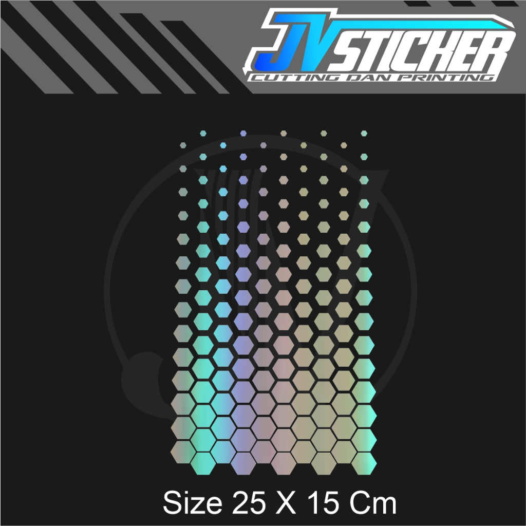 Jual STIKER KEREN VARIASI SARANG TAWON HEXAGON CARBON CUTTING STICKER ...