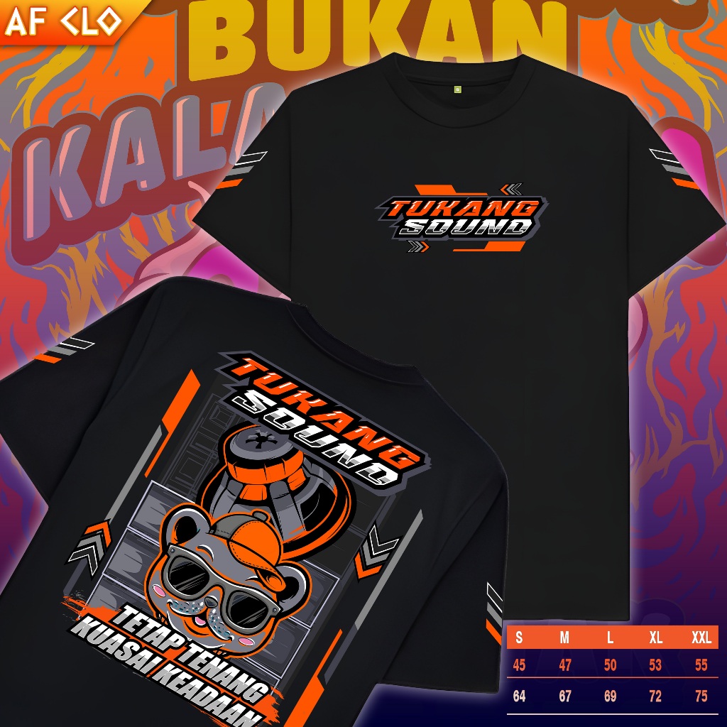 Jual Kaos Sound System Audio TETAP TENANG KUASAI KEAADAN Baju Tukang ...