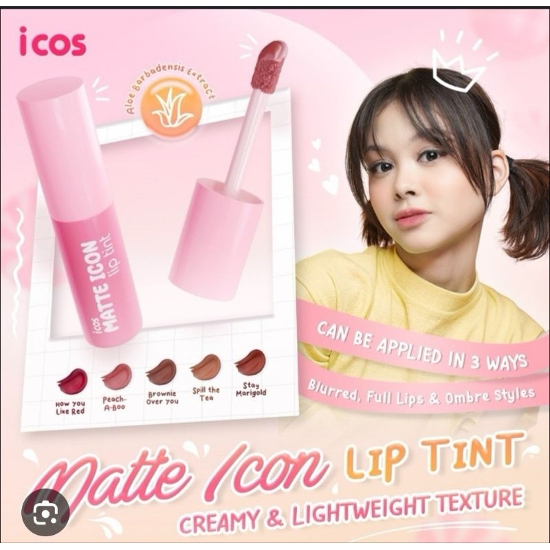 Jual ICOS MATTE ICON Lip Tint | Shopee Indonesia