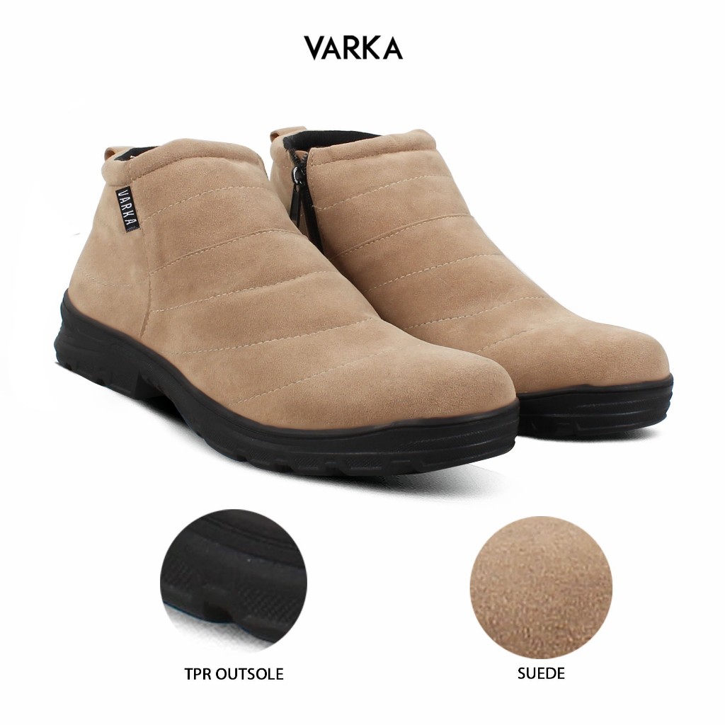 Jual Sepatu Sneakers Tinggi Pria V 6464 Brand Varka Sepatu Kets Boots ...