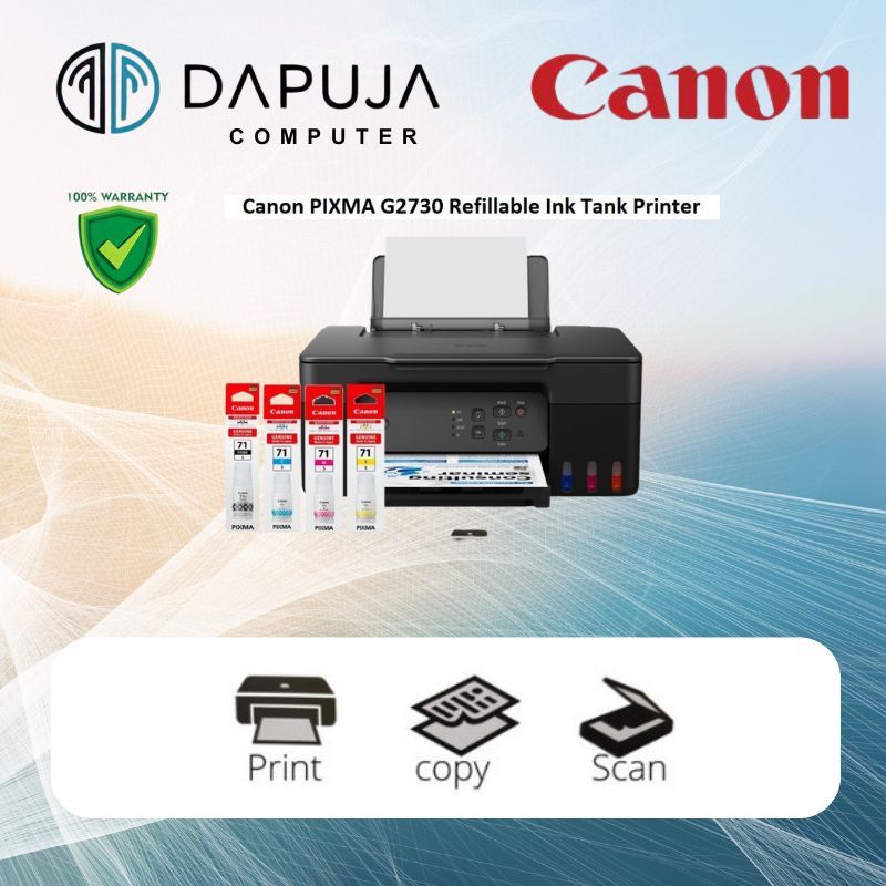 Jual Printer Canon G2730 Print, Scan Copy | Shopee Indonesia