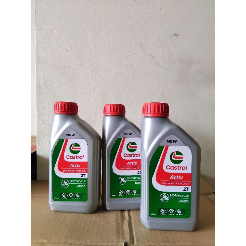 Jual Oli Castrol Activ 2T 700ml Oli Samping (oli mesin untuk 2Tak ...