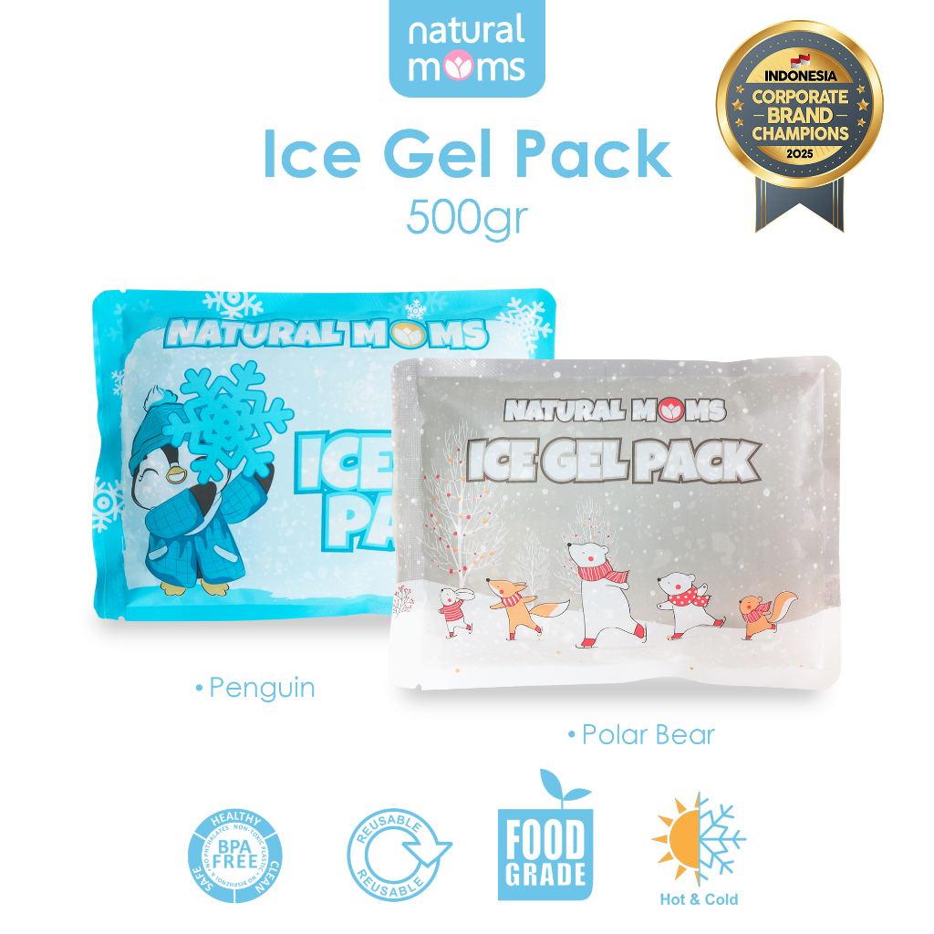 Jual Ice Gel Pack - Pendingin Tas ASI Natural Moms 500 gram | Shopee ...
