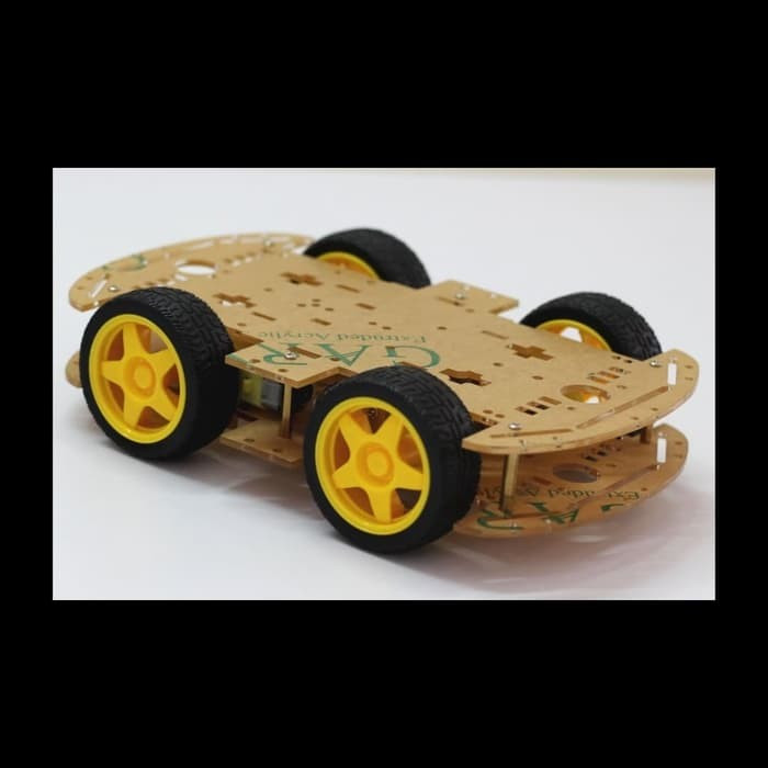 Jual Kit Arduino 4WD Robot Car chasis Case frame body Acrylic | Shopee ...