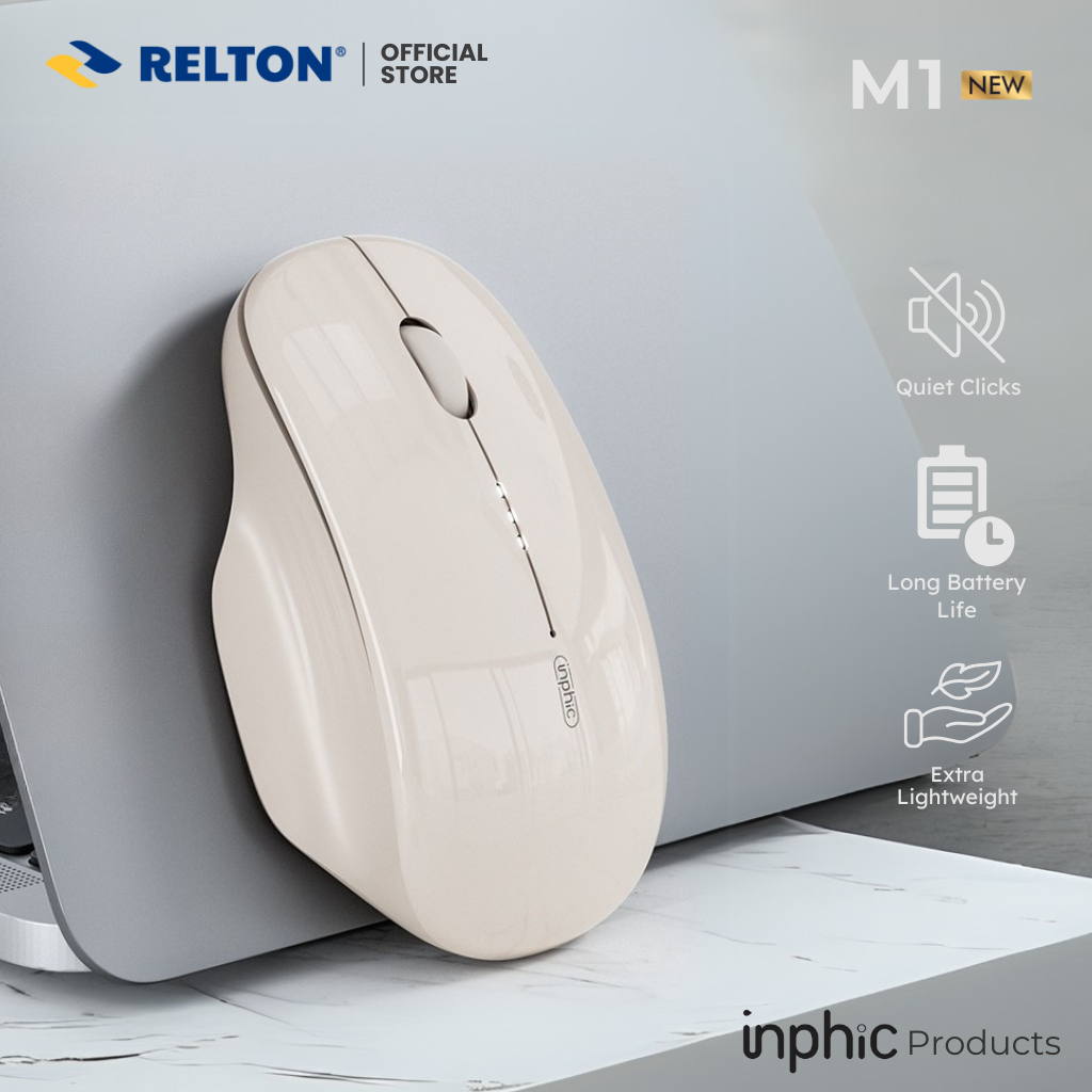 Jual Mouse Wireless Silent M1 (2nd Generation) INPHIC | Shopee Indonesia