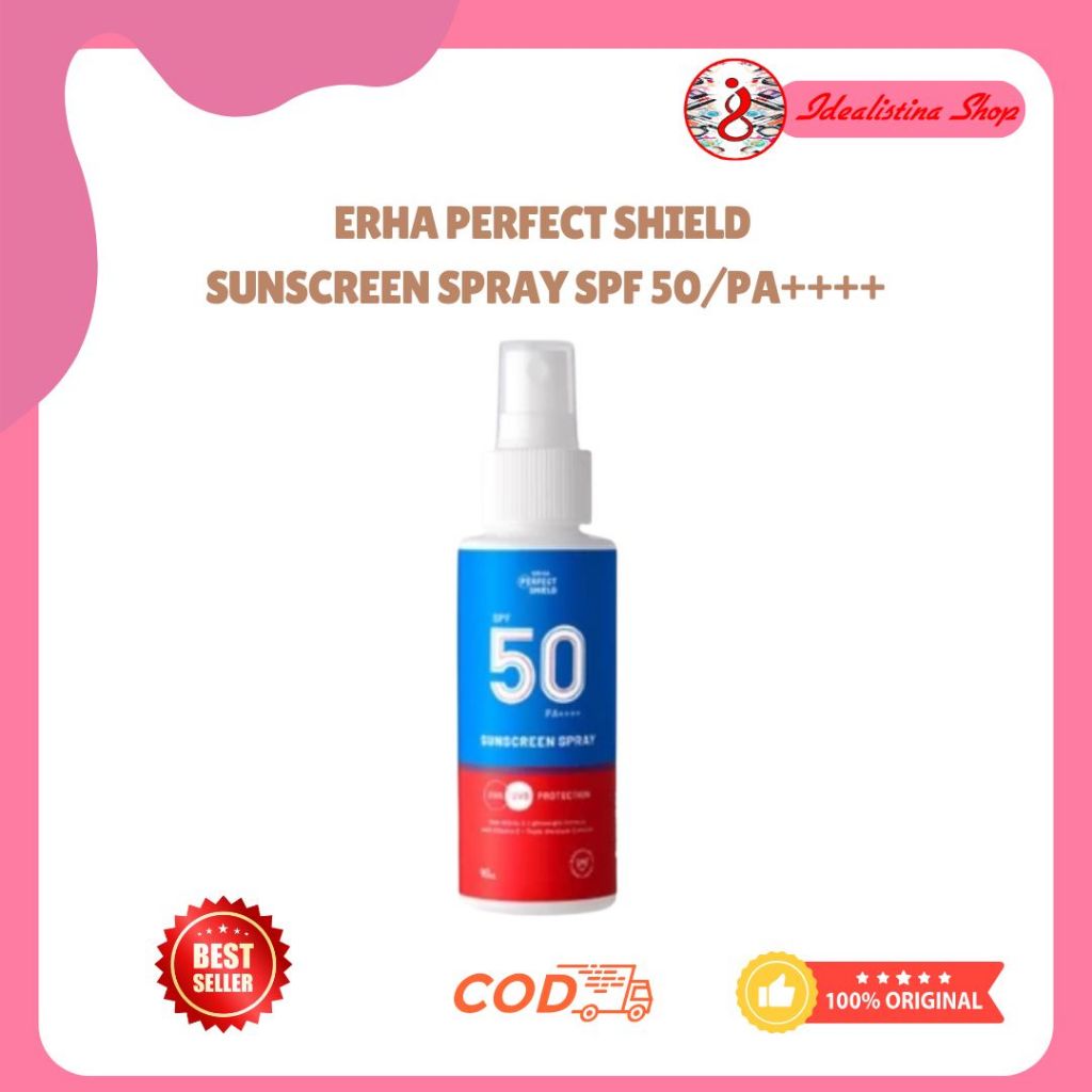 Jual ERHA PERFECT SHIELD Sunscreen Spray SPF 50/PA++++ | Shopee Indonesia
