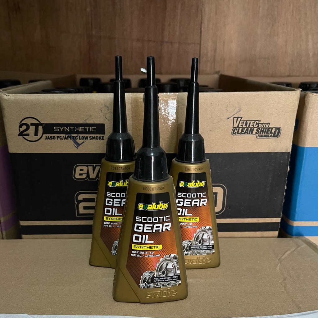 Jual Evalube Oli Transmisi Motor Matic SCOOTIC GEAR OIL Synthetic 120ml ...