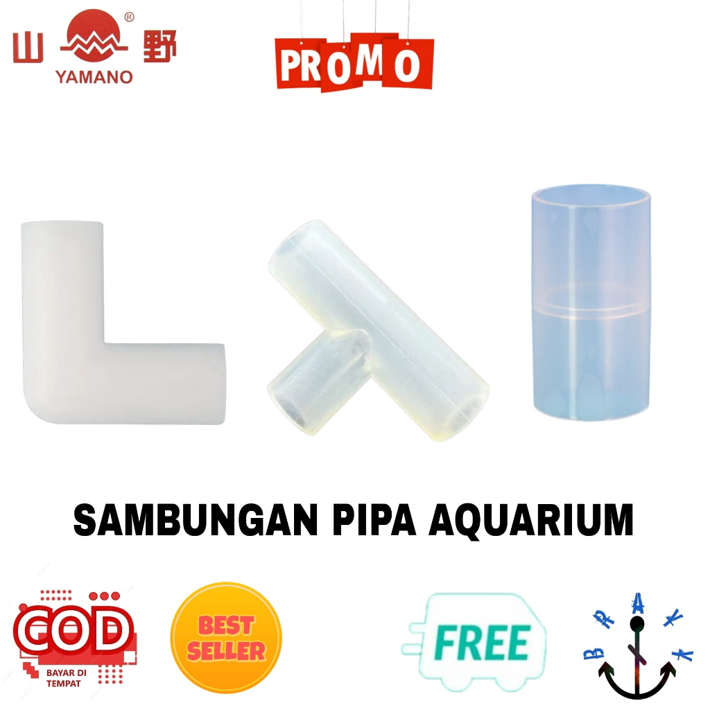 Jual Sambungan Pipa Aquarium Knee Varian L Dan I Dan T PIPA | Shopee ...