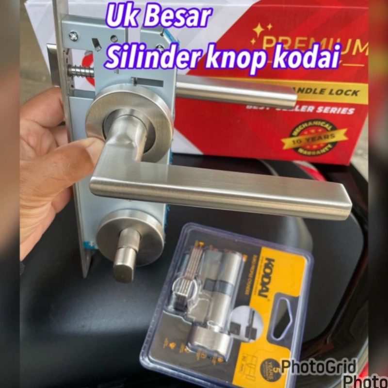 Jual kunci pintu model pisah dengan silinder knop putar wc/ Roses pintu ...